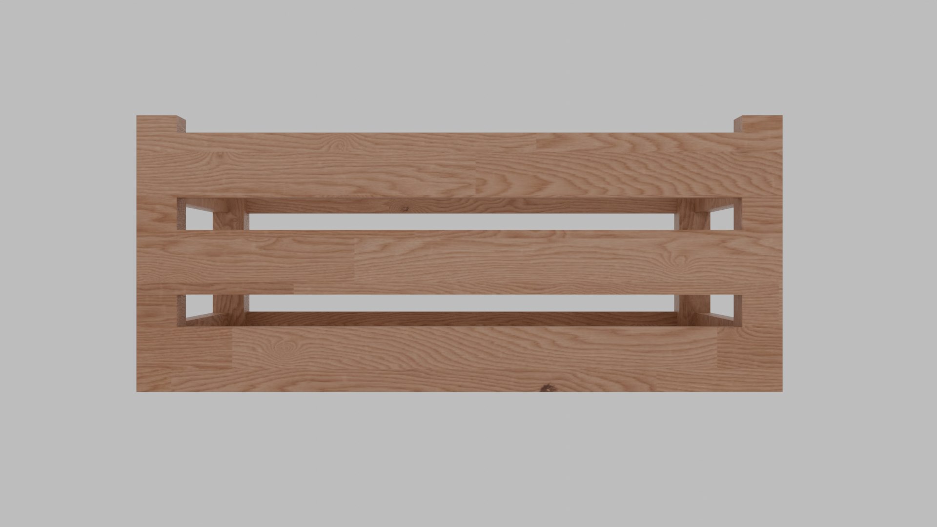 3D Wooden Box Model - TurboSquid 2320717