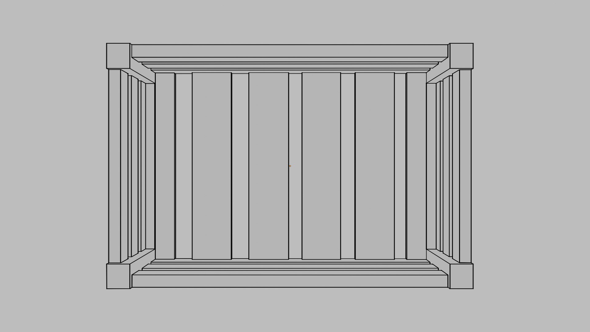 3D Wooden Box Model - TurboSquid 2320717