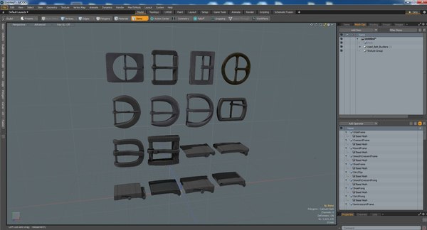 modelo 3d Buckle Belt - TurboSquid 2059846