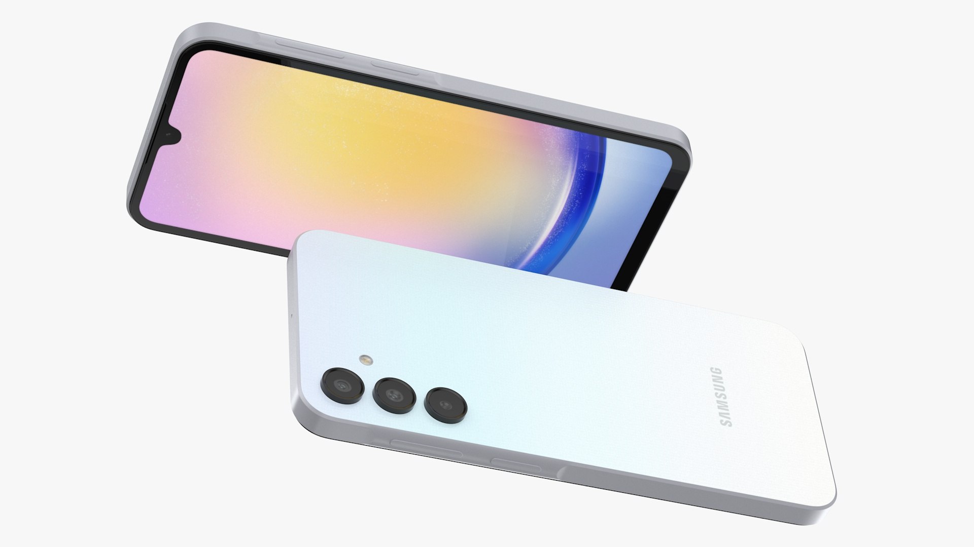 3D Model Samsung Galaxy A25 5G Light Blue - TurboSquid 2167390