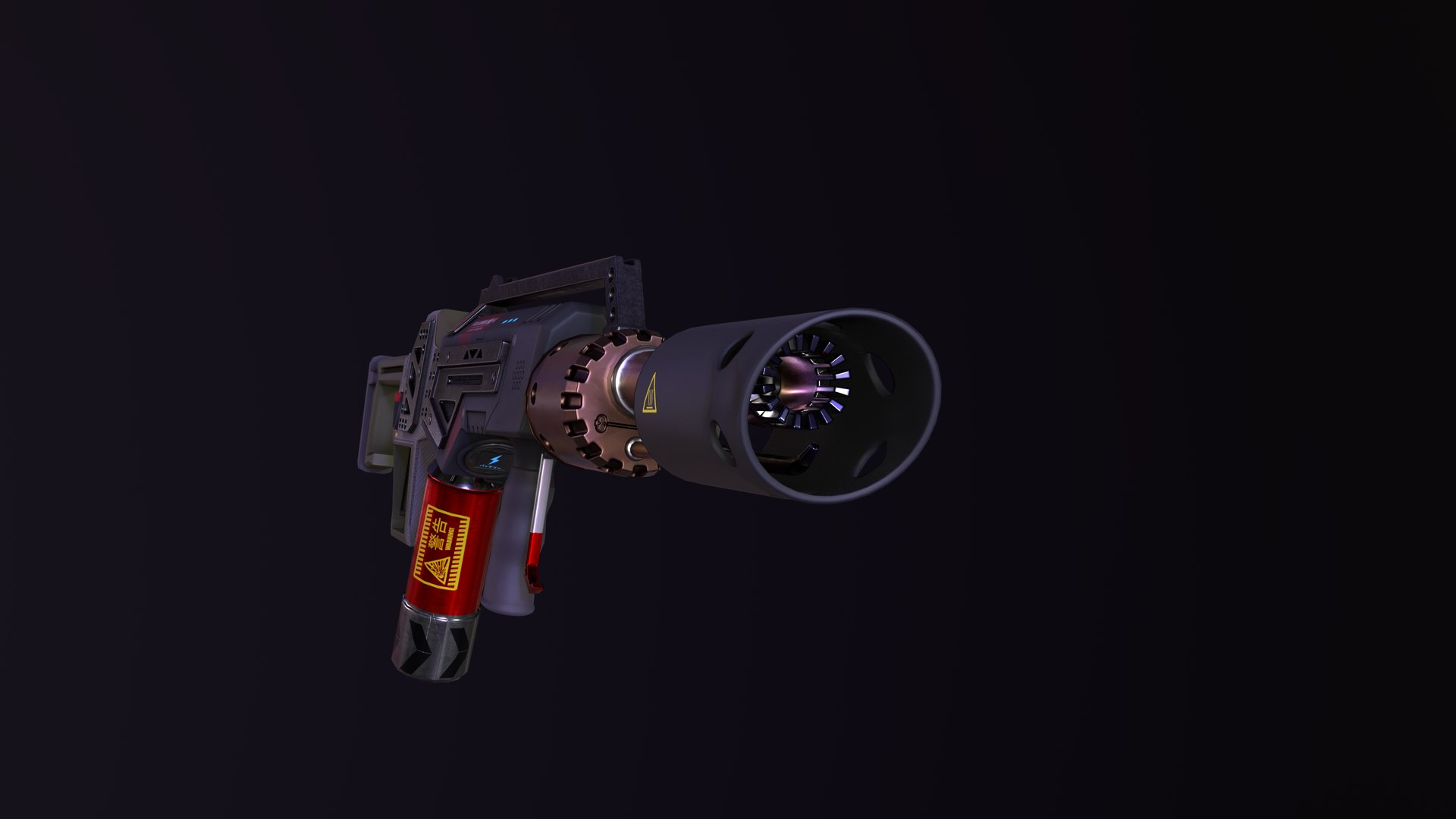 3D Gameready PBR Hand Flamethrower - TurboSquid 1787180