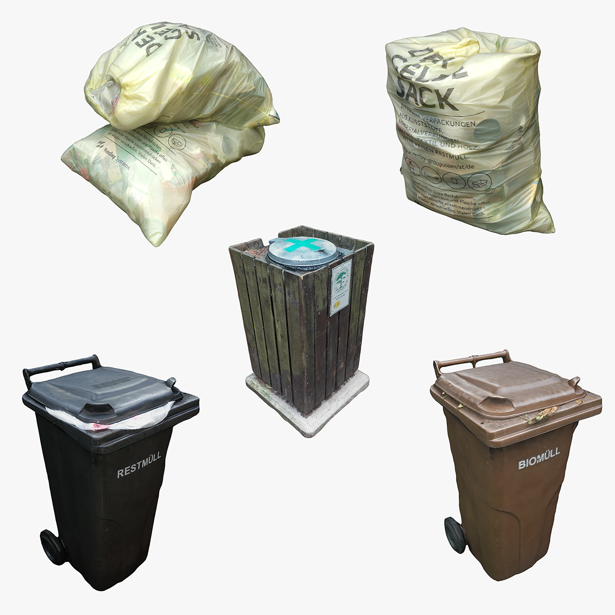 modelo 3d Garbage Collection 12 - TurboSquid 2076852
