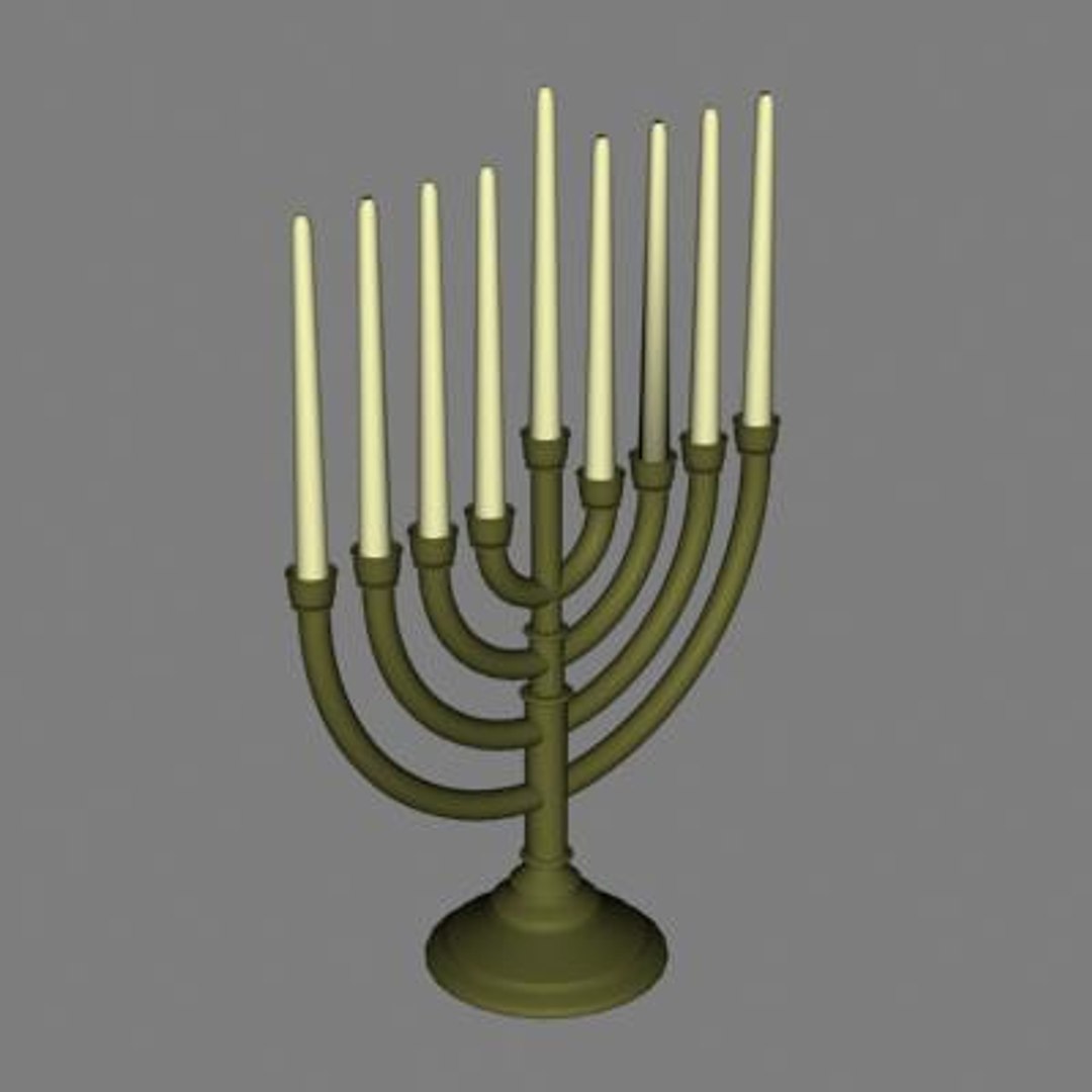 Menorah 3d 3ds