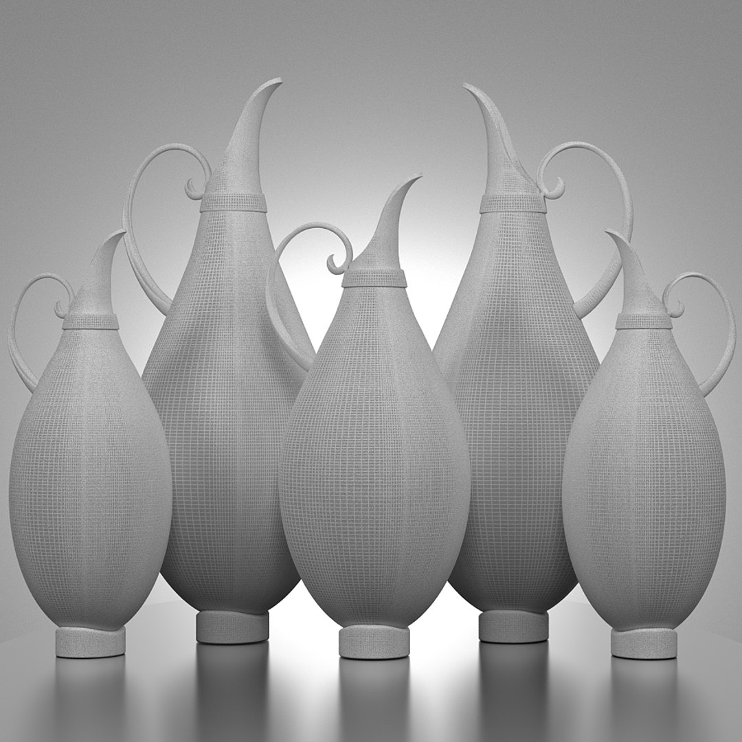 Pitchers Morocco Glass 3D Model - TurboSquid 1194210