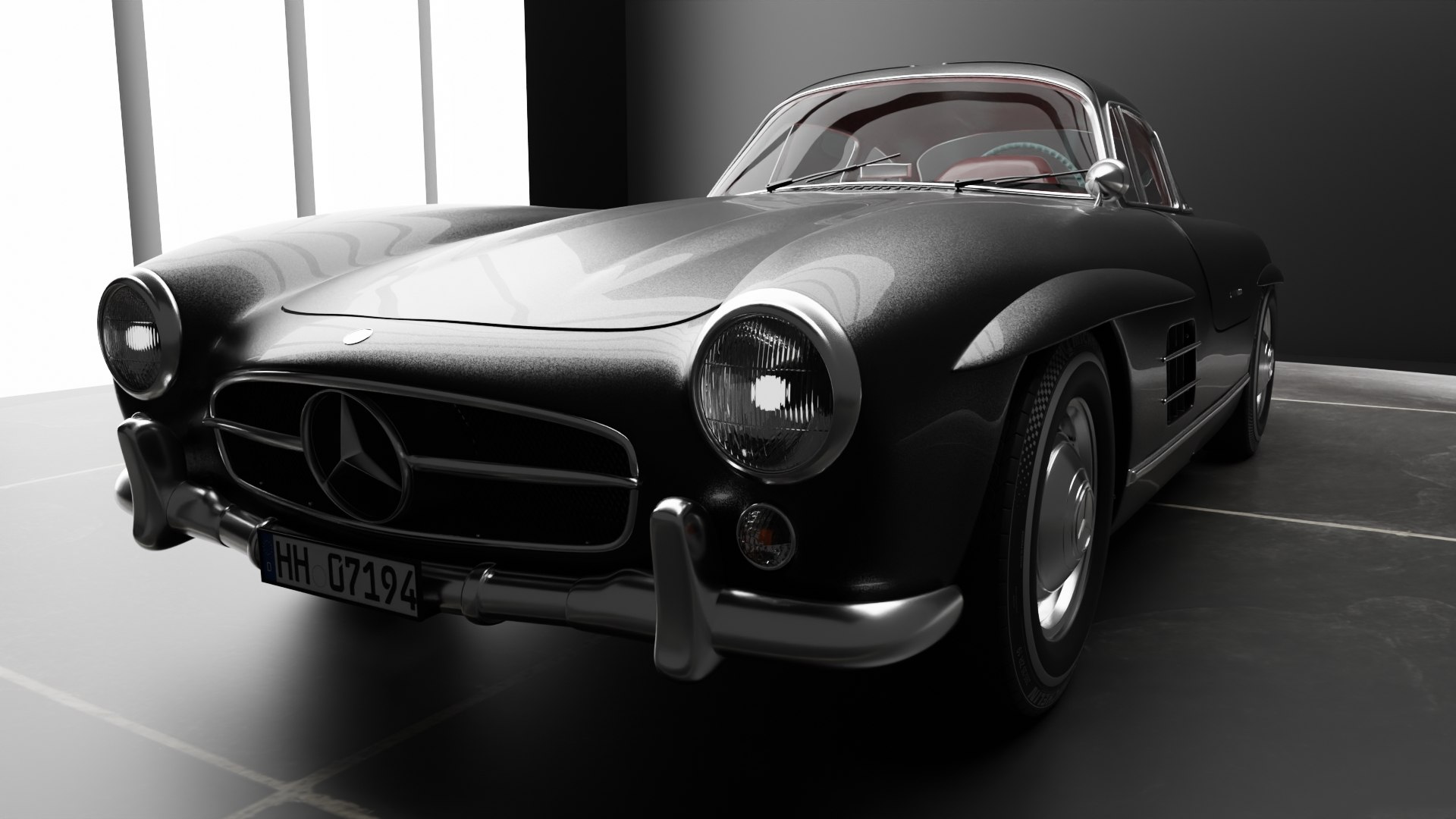 3D Mercedes 300SL - TurboSquid 2450363