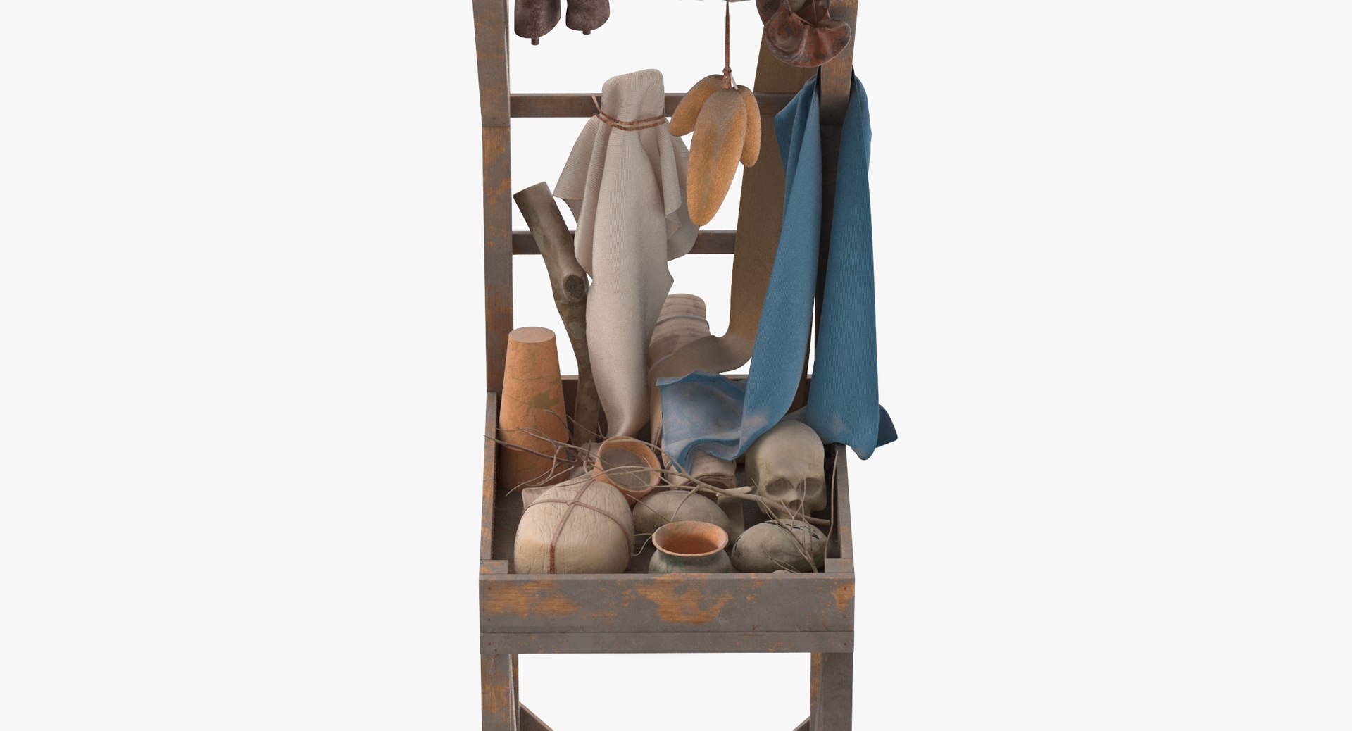 market stalls 3d model