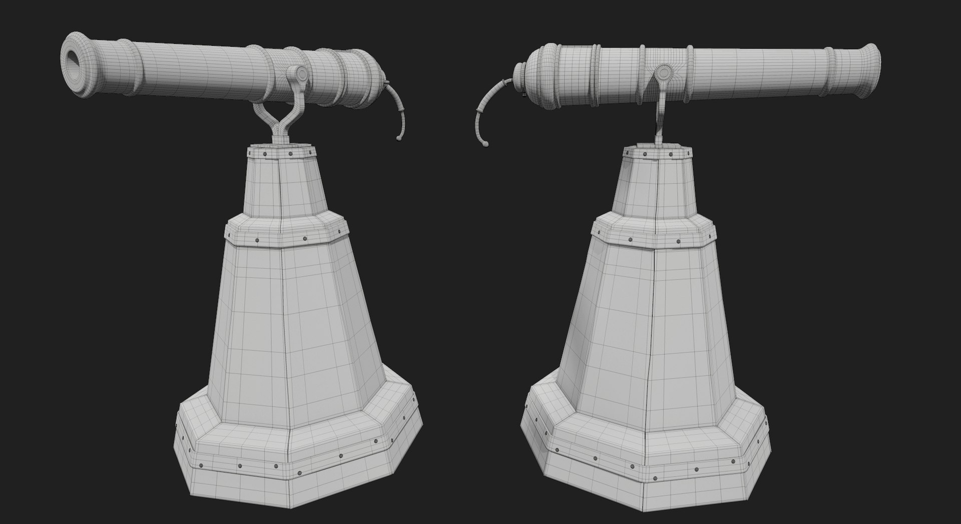 3D Cannon Culverin Model - TurboSquid 1901058