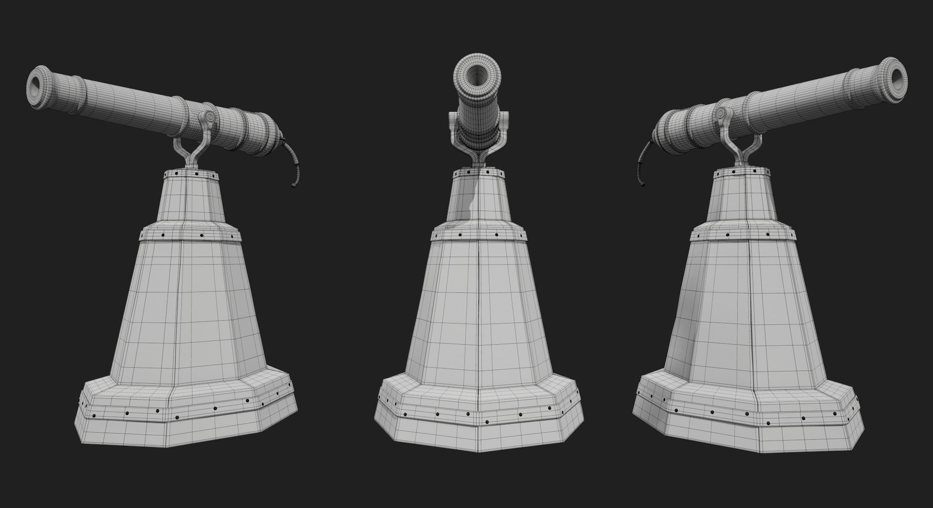 3D Cannon Culverin Model - TurboSquid 1901058