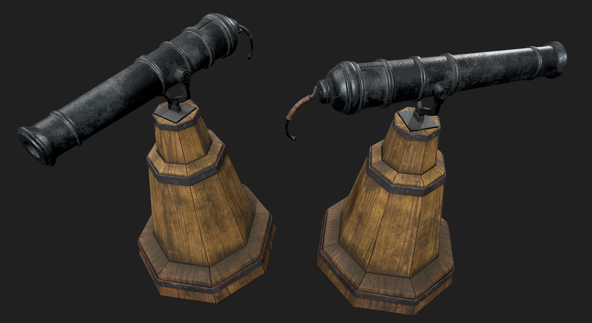 3D Cannon Culverin Model - TurboSquid 1901058