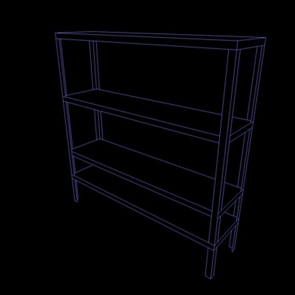 free simple shelf 2 3d model