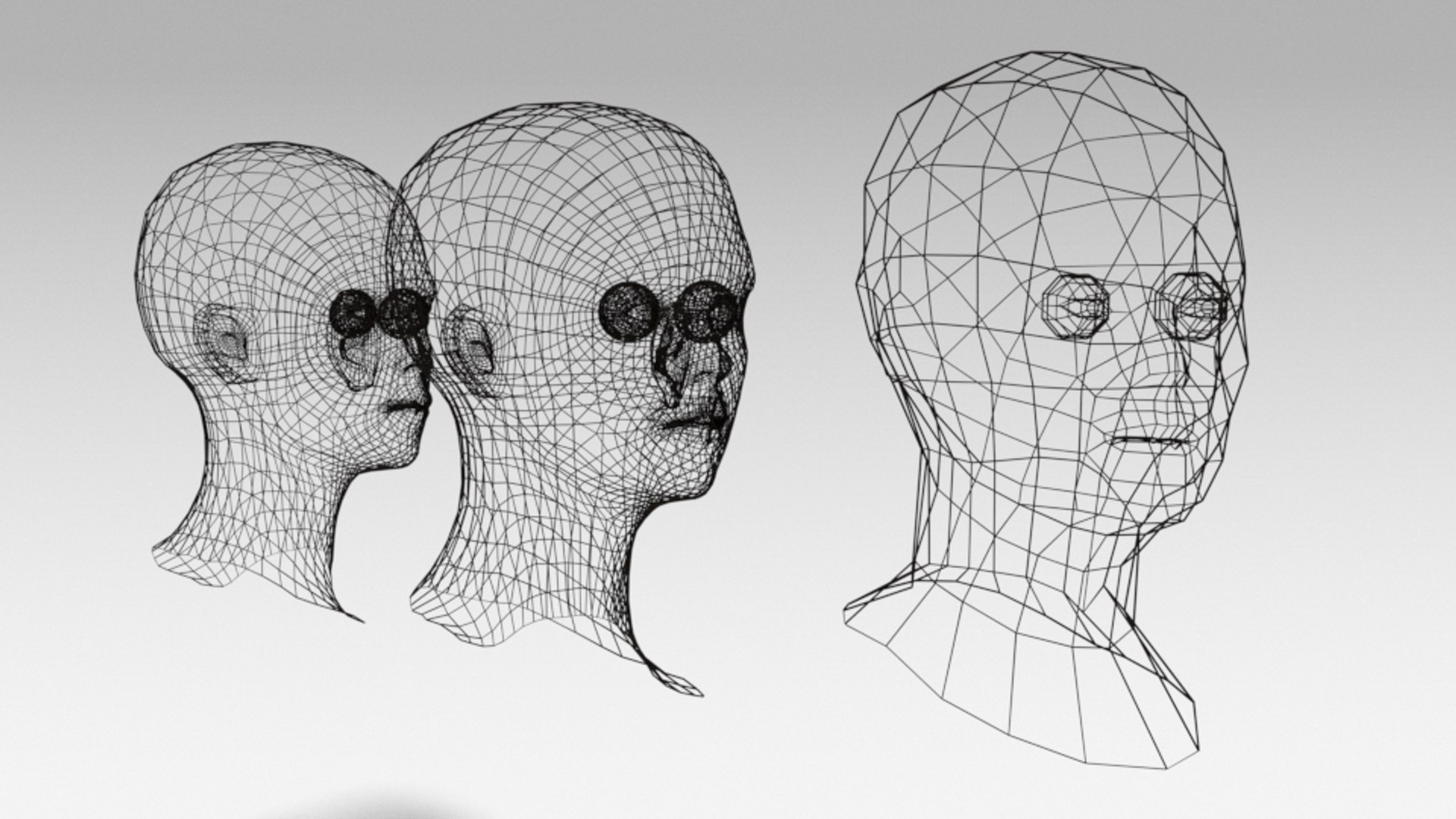 Woman Heads 3D Model - TurboSquid 1499140