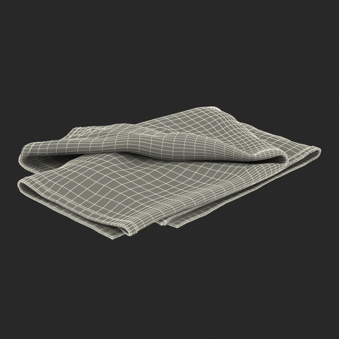 3d model towel 6