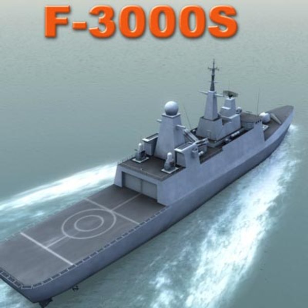 royal frigate f3000s 3d model