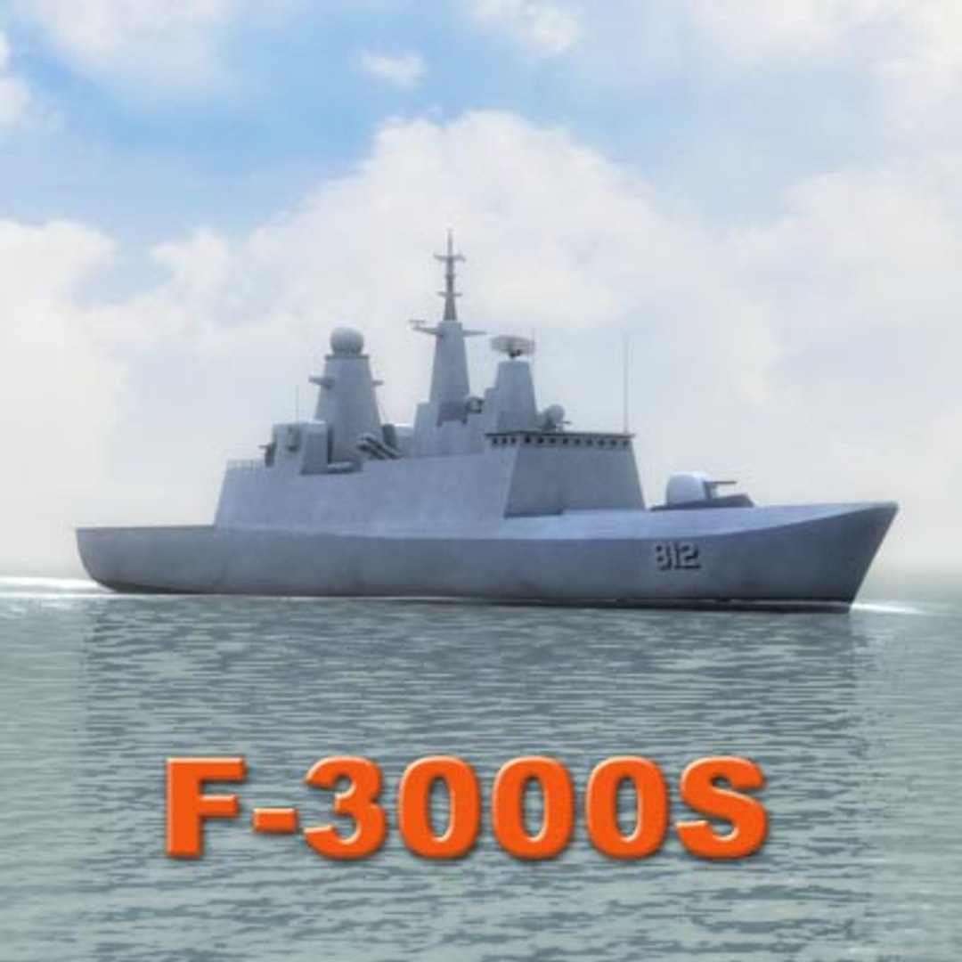 Royal Frigate F3000s 3d Model
