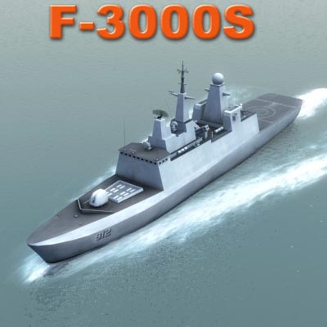 Royal Frigate F3000s 3d Model