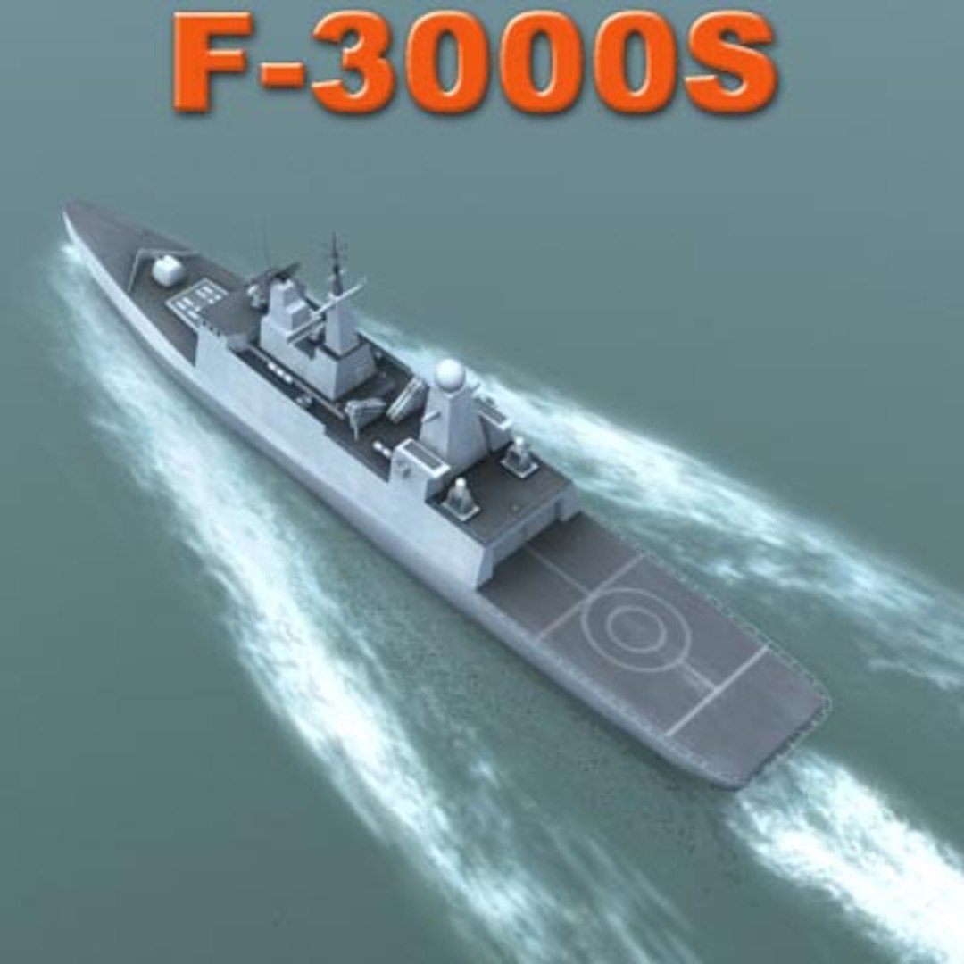 Royal Frigate F3000s 3d Model