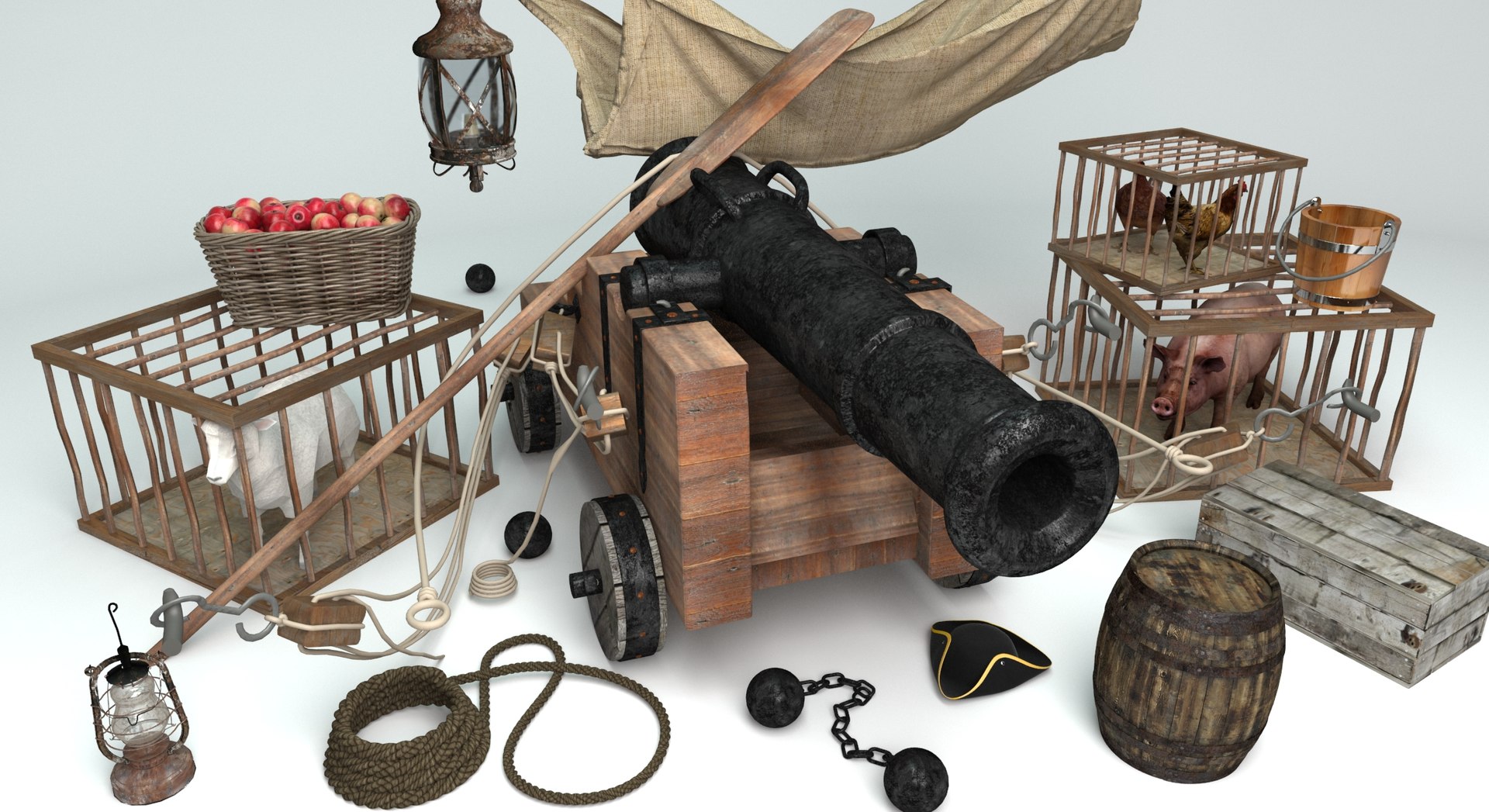 Pirate Props Ship Max