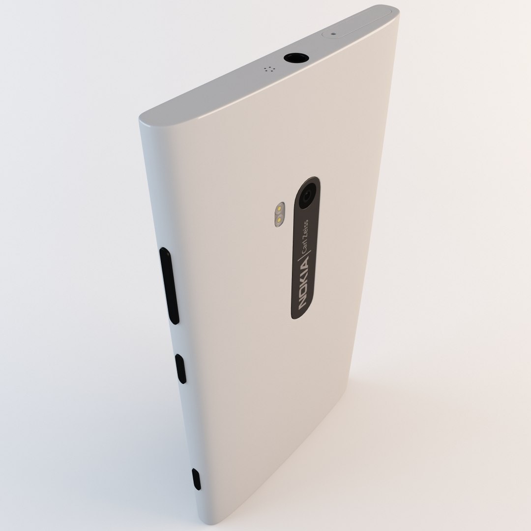 gray nokia lumia 920 3d model