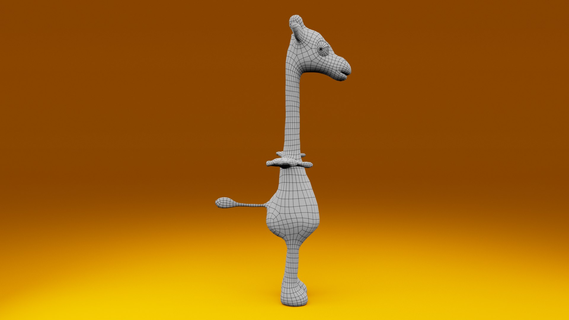 Adorable Stylized Cartoon Giraffe 3D Model 3D Model - TurboSquid 2200598