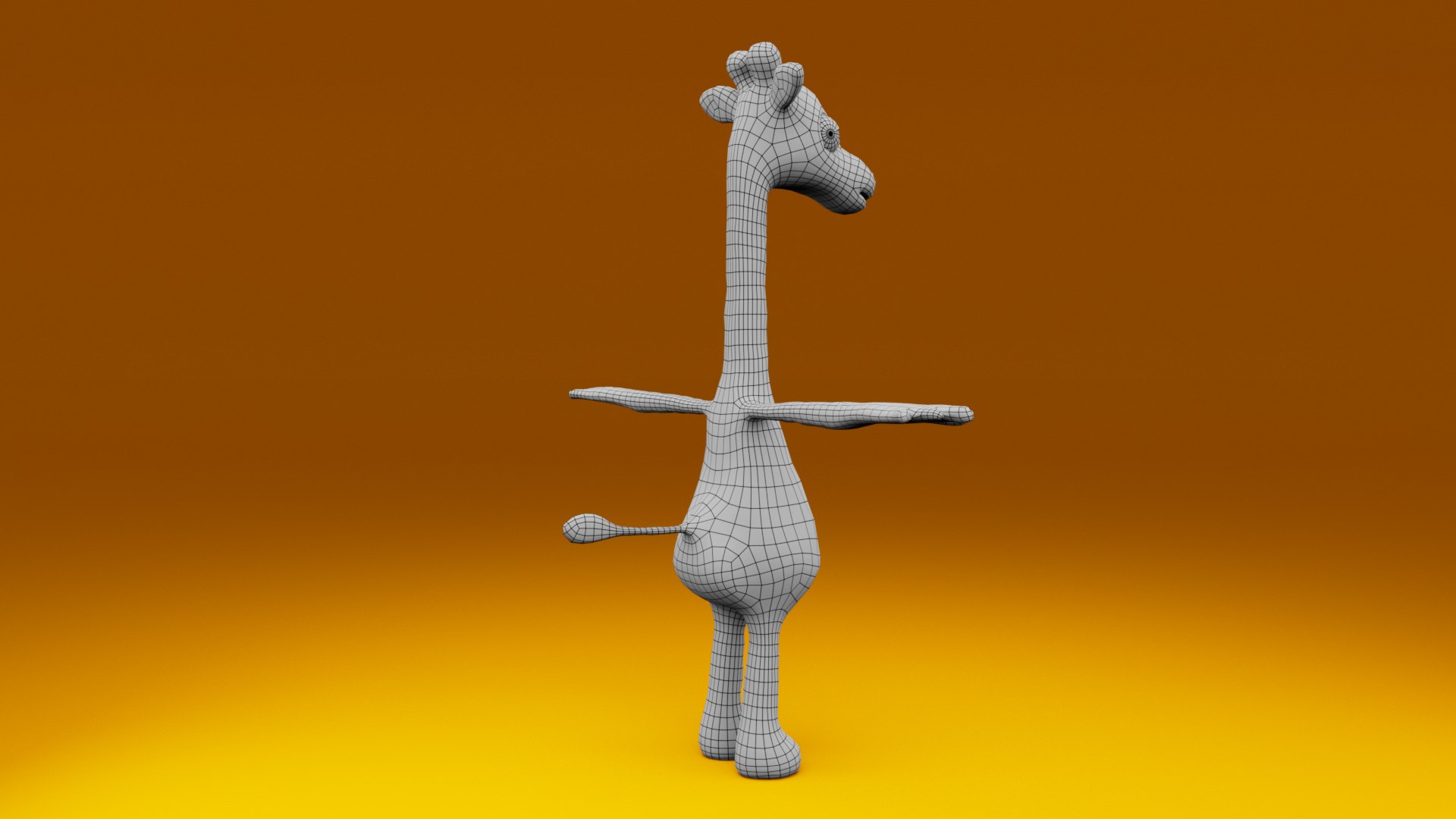 Adorable Stylized Cartoon Giraffe 3D Model 3D Model - TurboSquid 2200598
