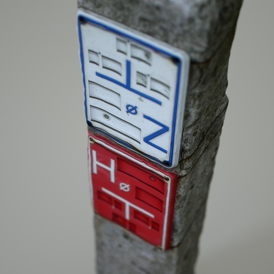 Stone Column Scan 3d Model
