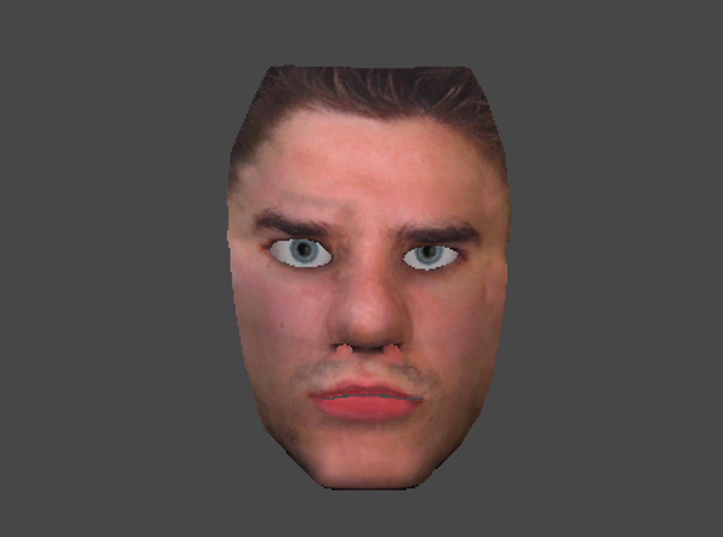 face 3d model