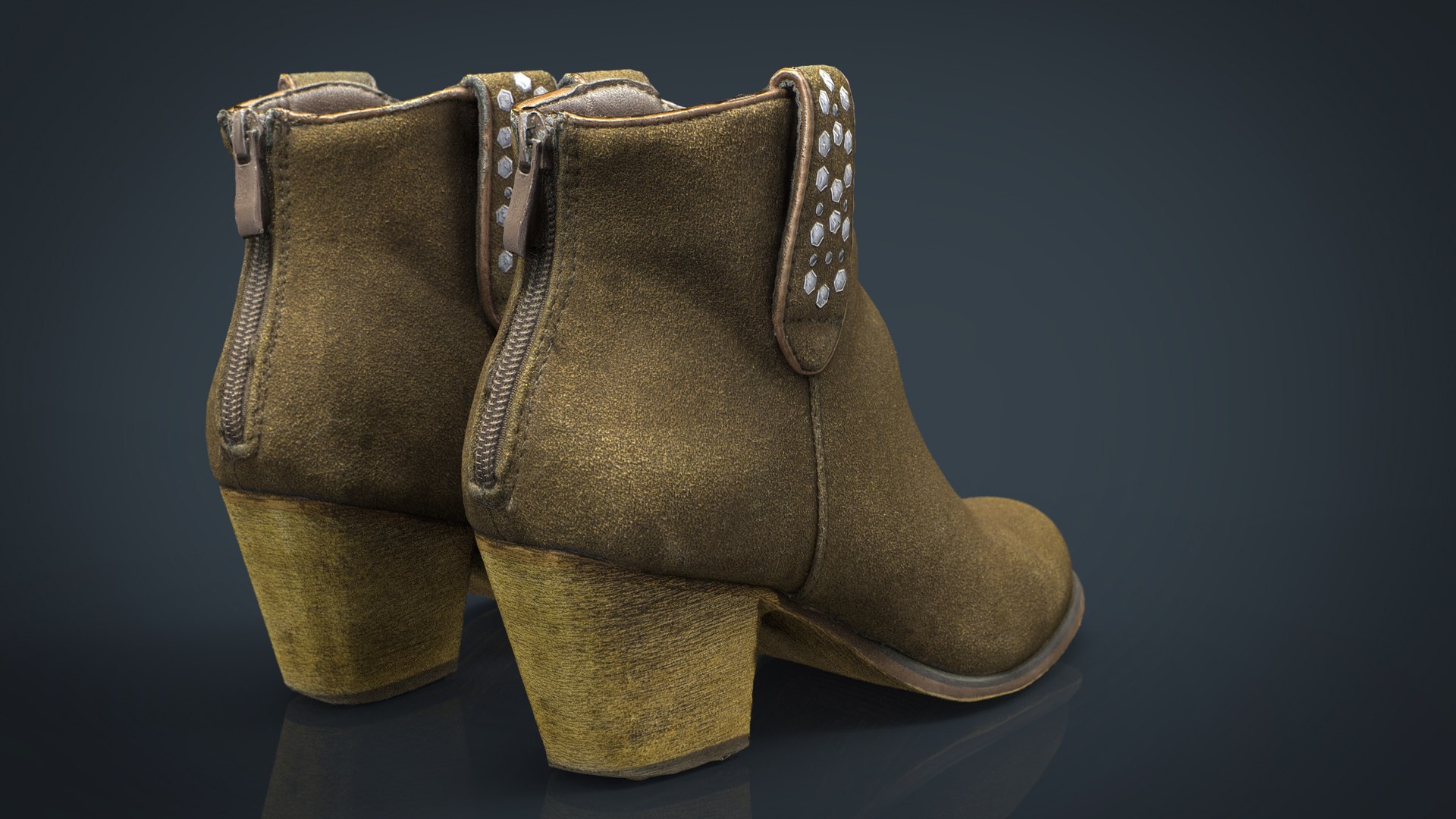 hd boots 3d model