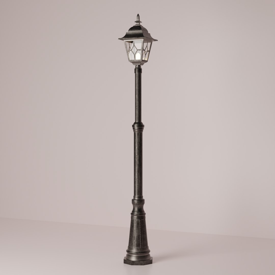 Free 3D Street Lamp Single - TurboSquid 1841096