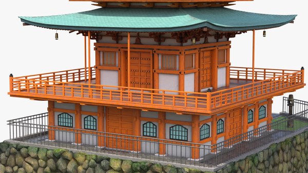 Traditional japanese temple japan 3D model - TurboSquid 1571988