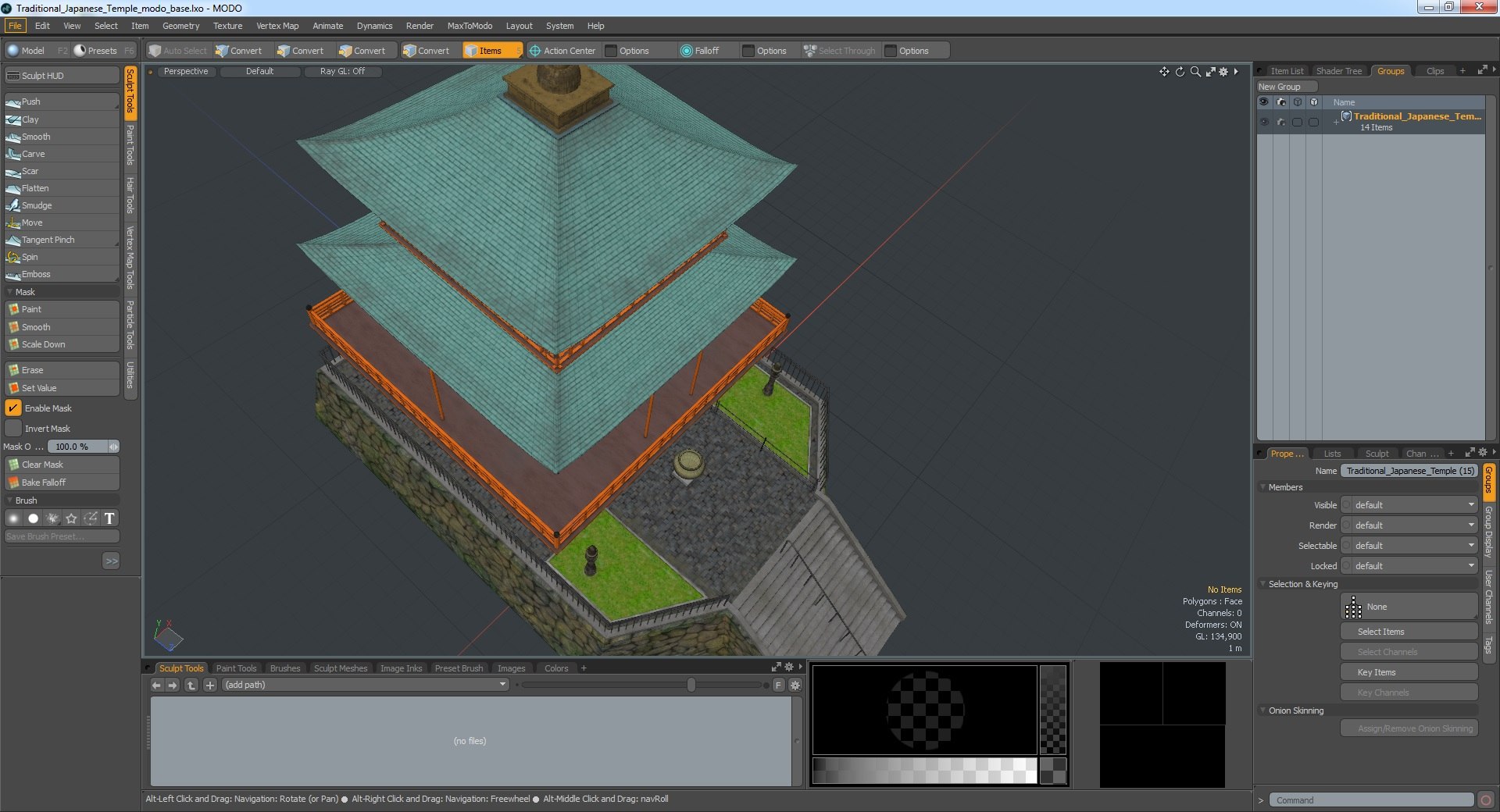 Traditional Japanese Temple Japan 3D Model - TurboSquid 1571988