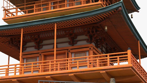 Traditional japanese temple japan 3D model - TurboSquid 1571988