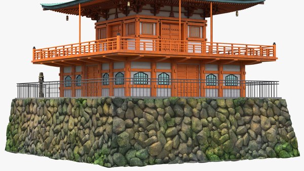 Traditional japanese temple japan 3D model - TurboSquid 1571988