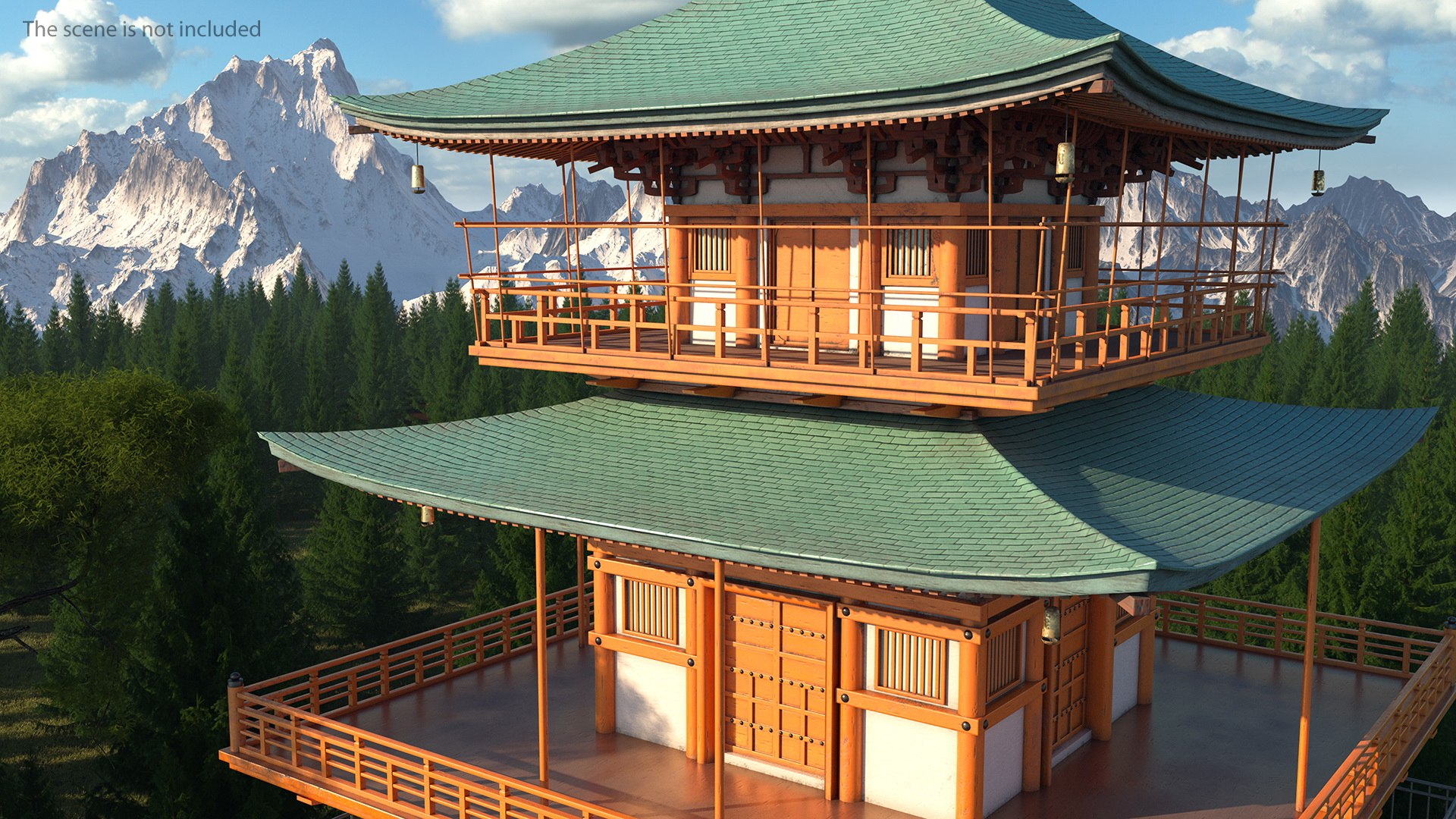 Traditional Japanese Temple Japan 3D Model - TurboSquid 1571988