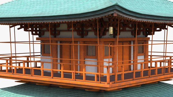 Traditional japanese temple japan 3D model - TurboSquid 1571988