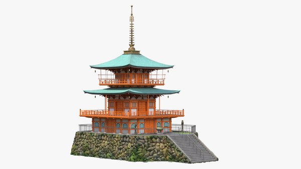 Traditional japanese temple japan 3D model - TurboSquid 1571988