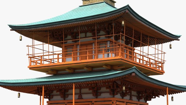 Traditional japanese temple japan 3D model - TurboSquid 1571988