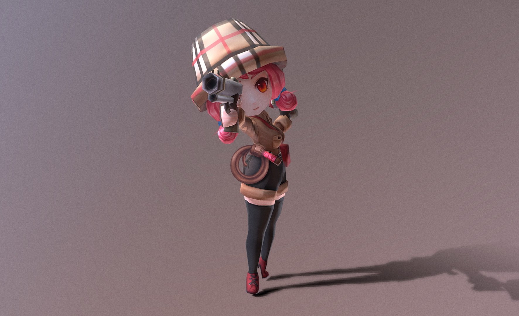 Casual RPG Character - 33 Calina 3D Model - TurboSquid 2007865