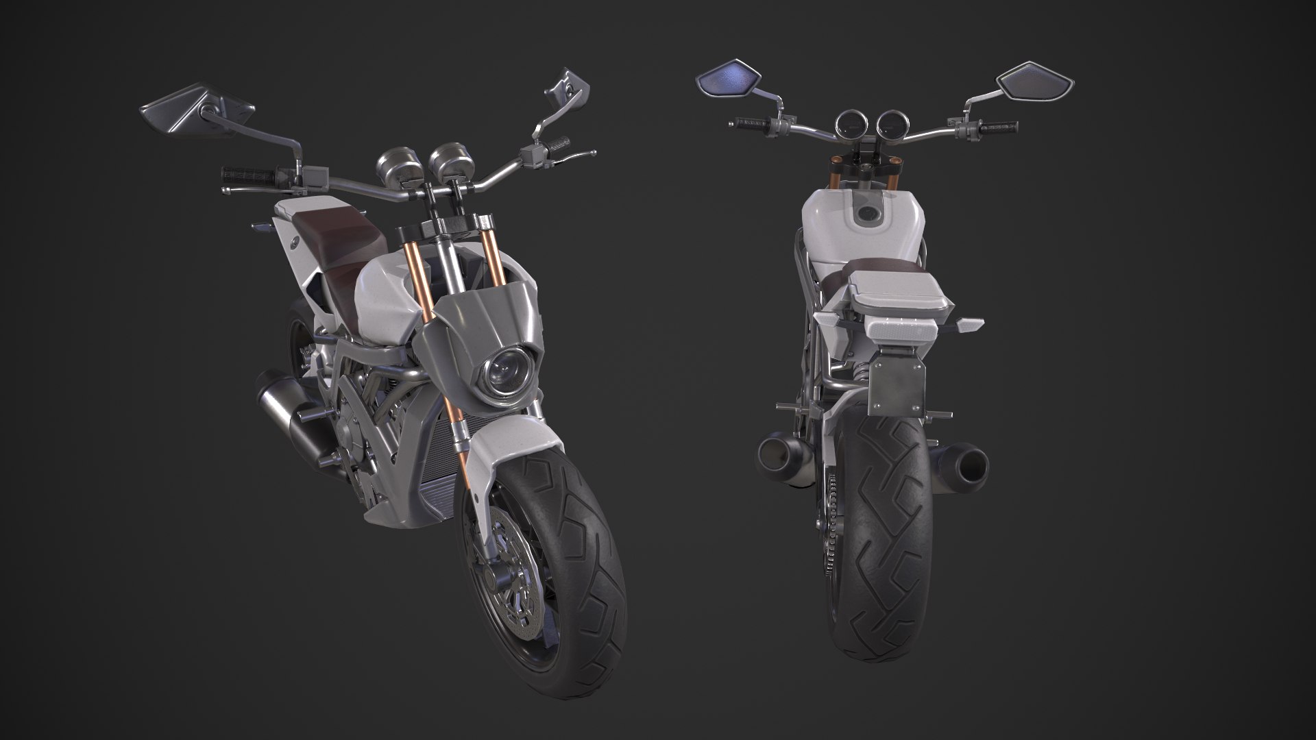 Generic Motorcycle Model - TurboSquid 1970220