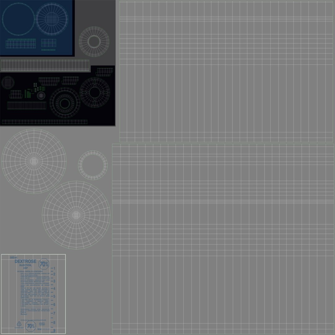 3D Dextrose 500ml Model - TurboSquid 1935212