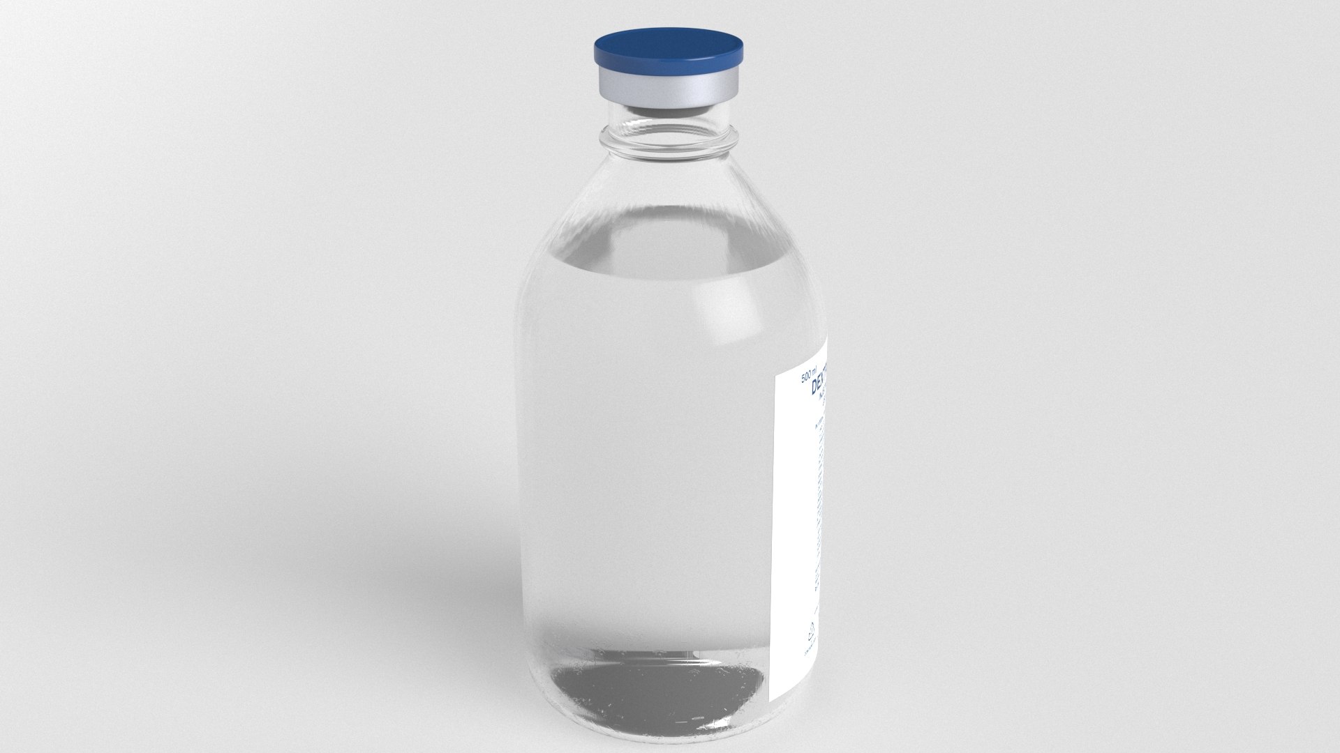 3D Dextrose 500ml Model - TurboSquid 1935212