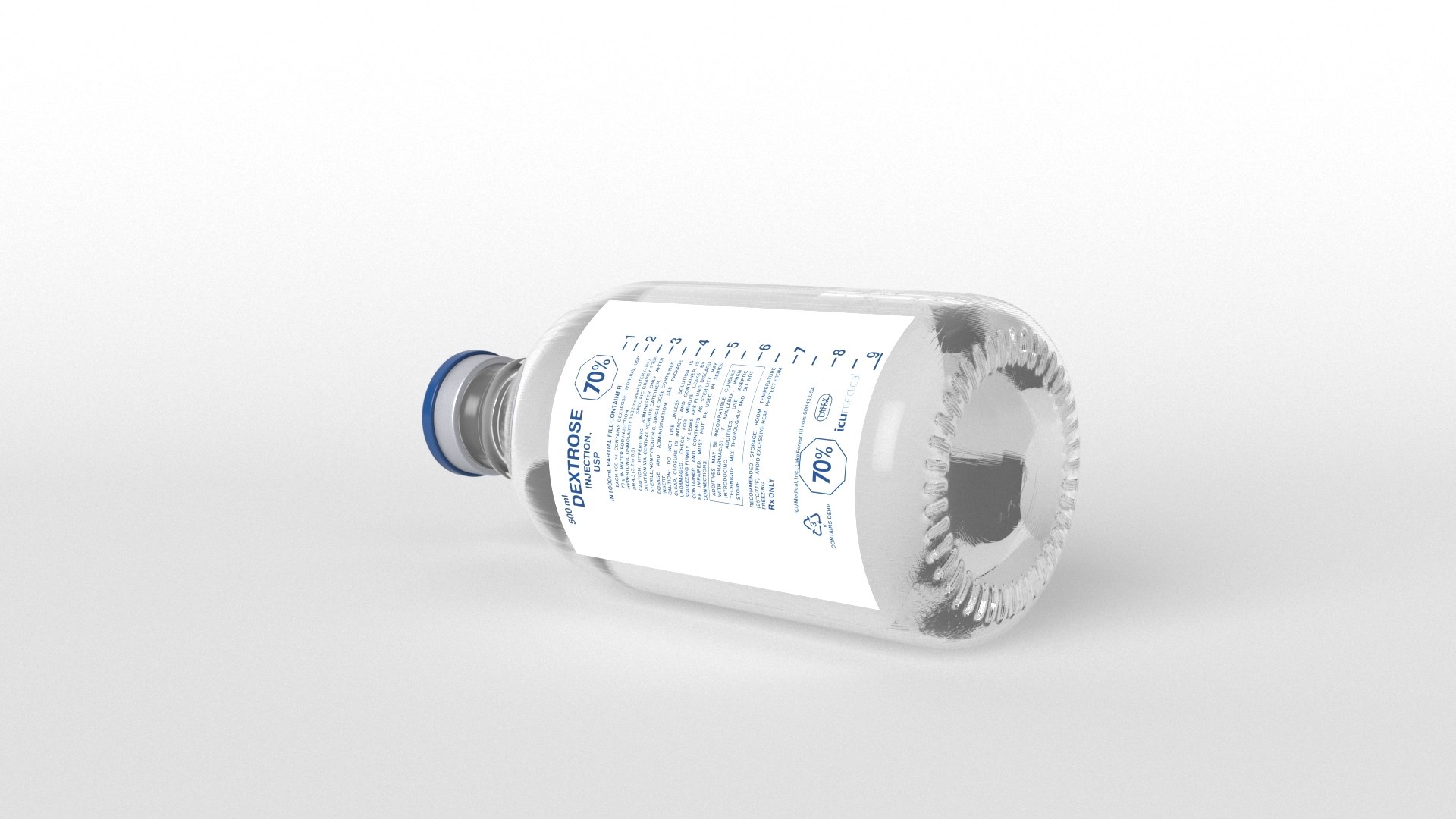 3D Dextrose 500ml Model - TurboSquid 1935212