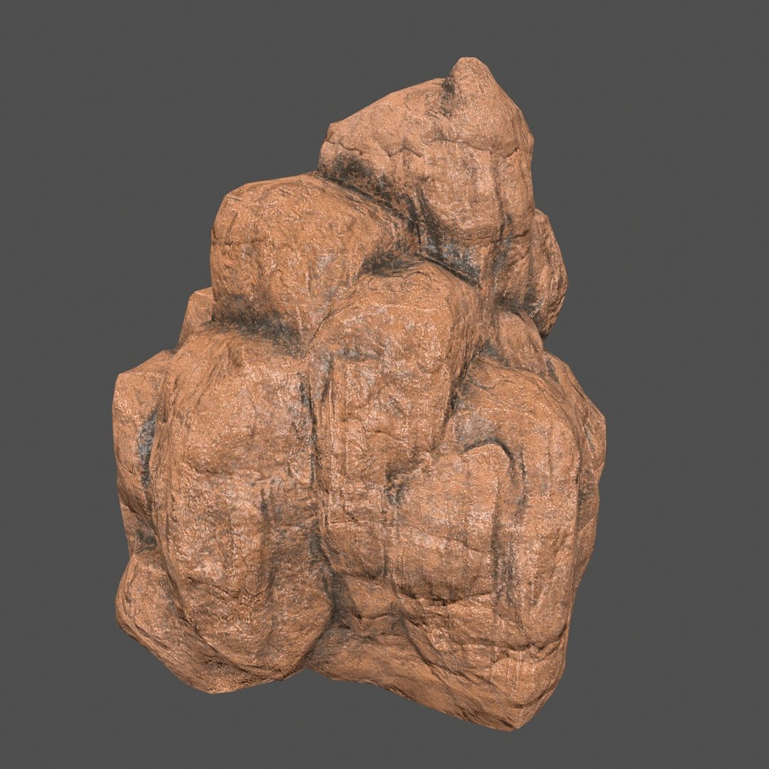 3D desert rock model - TurboSquid 1306397