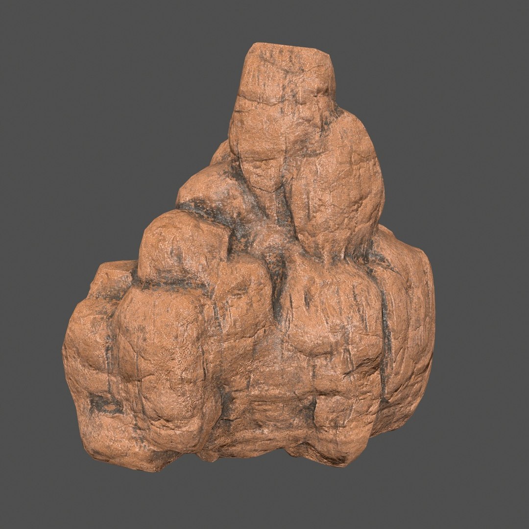 3D desert rock model - TurboSquid 1306397