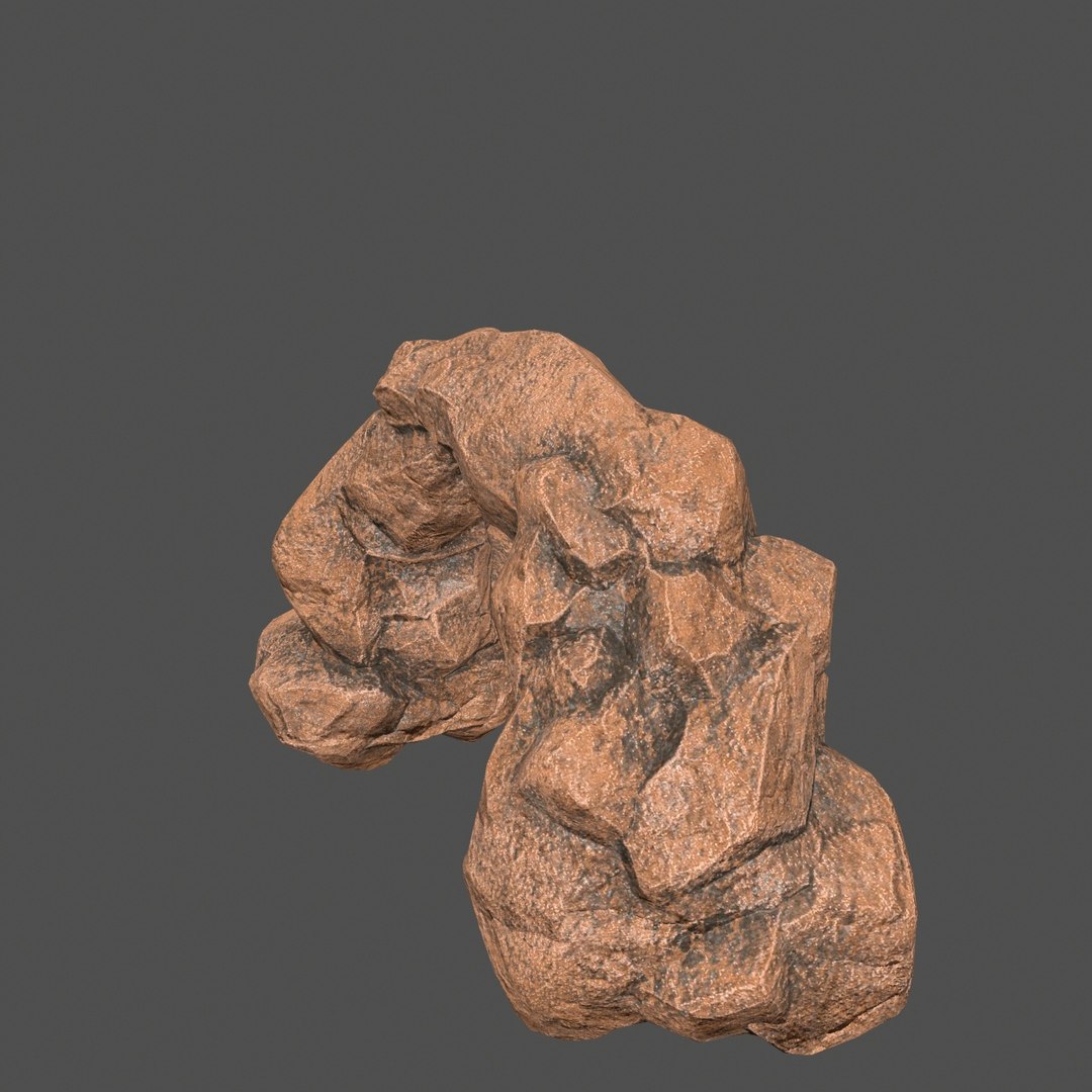 3D desert rock model - TurboSquid 1306397