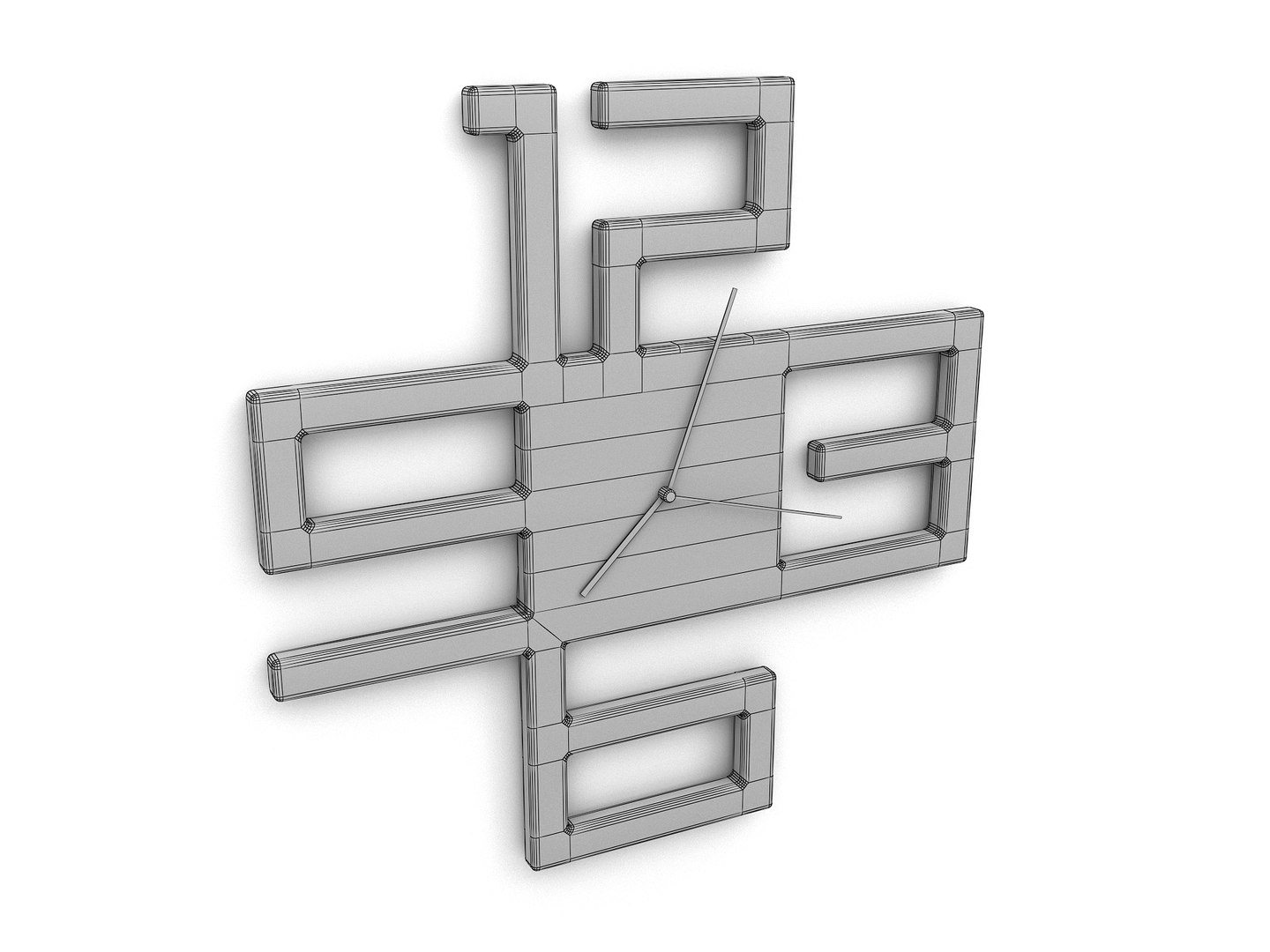 Loft Parametric Clock 3D Model 3D Model - TurboSquid 1735345