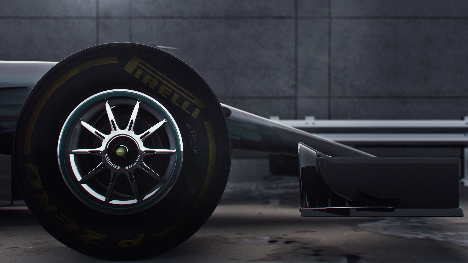 3D Mercedes-Benz W08 Formula 1 Car On Race Track - TurboSquid 2414967