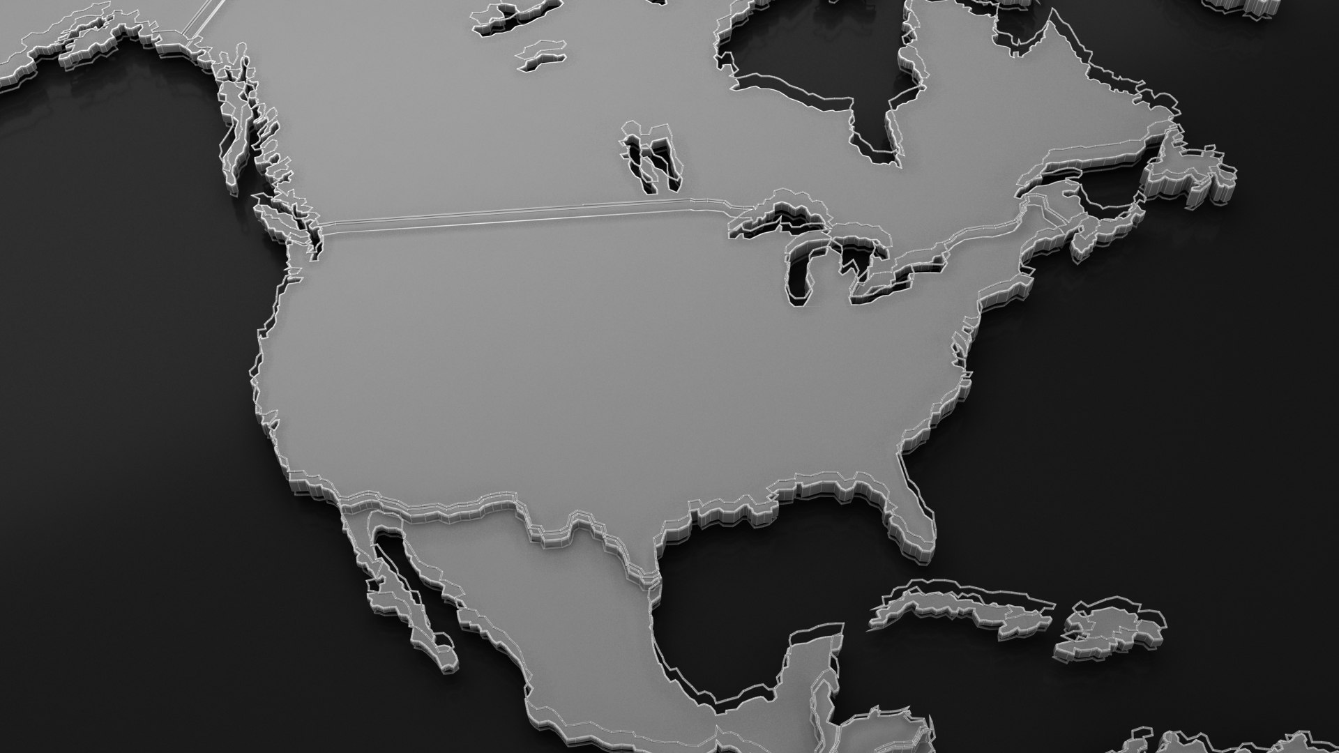 Tech World Map 3D model - TurboSquid 1967613