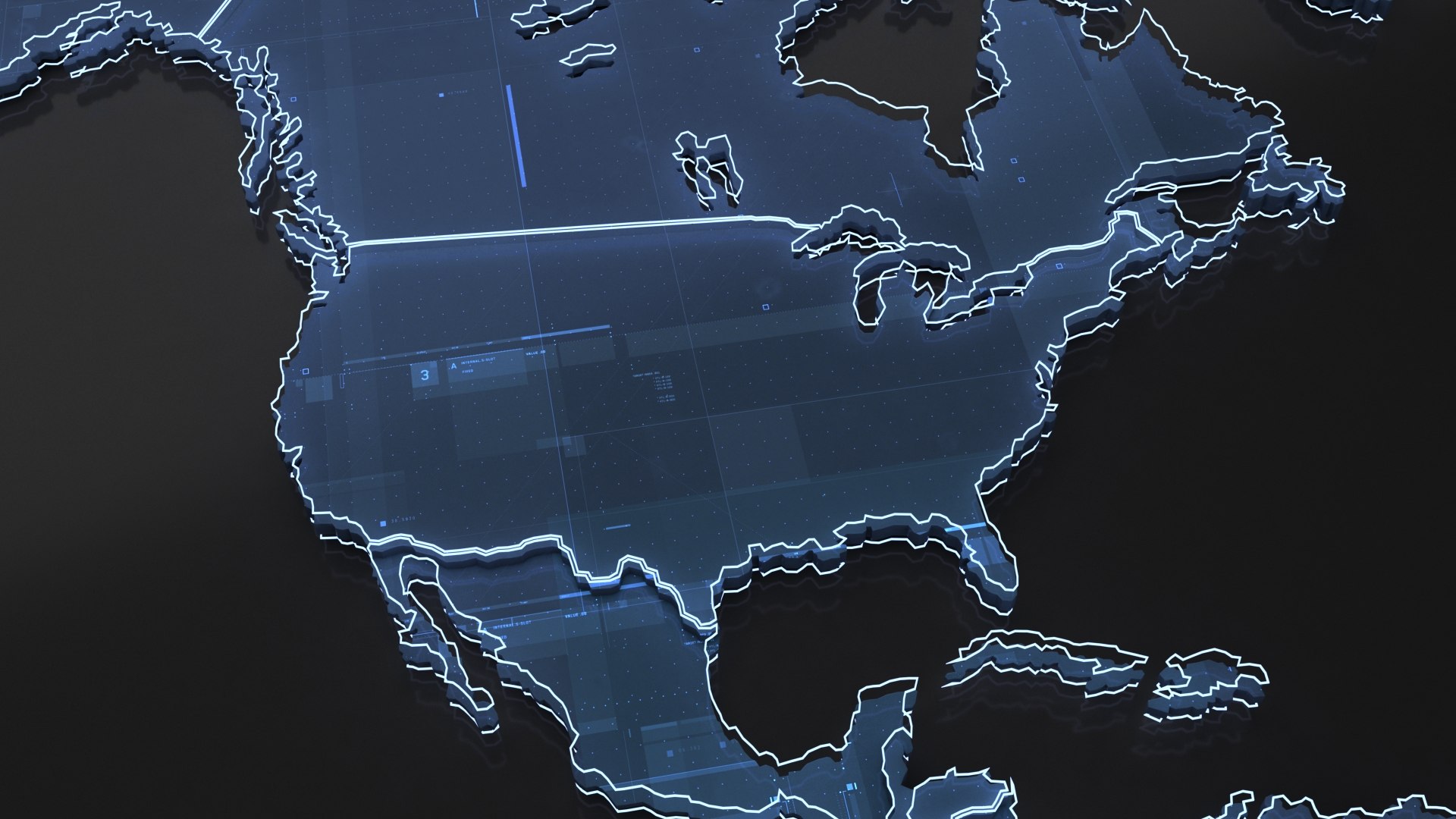 Tech World Map 3D model - TurboSquid 1967613