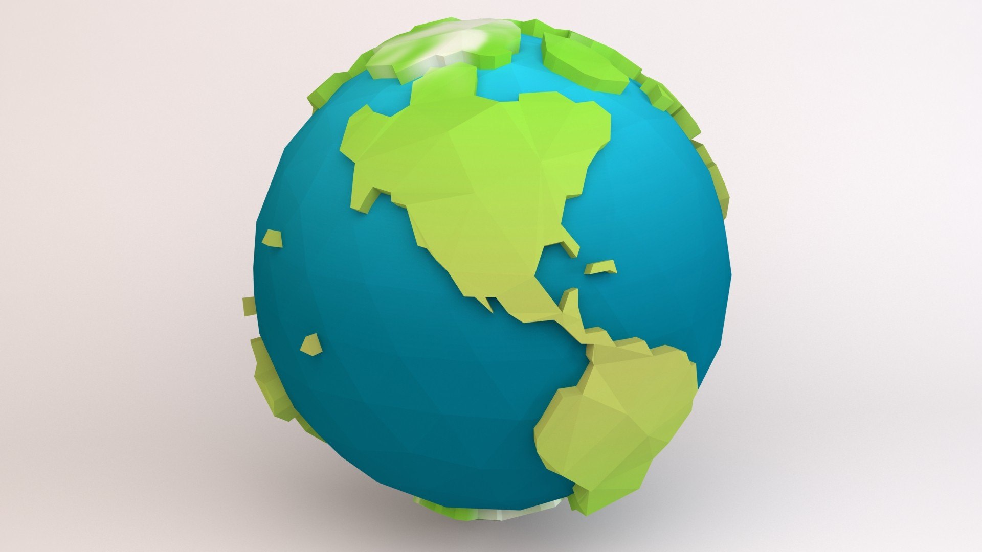 3D Model Stylized Earth - TurboSquid 1507347