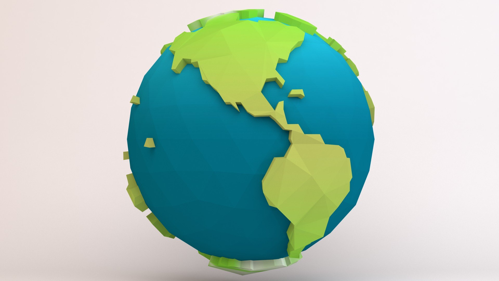 3D Model Stylized Earth - TurboSquid 1507347